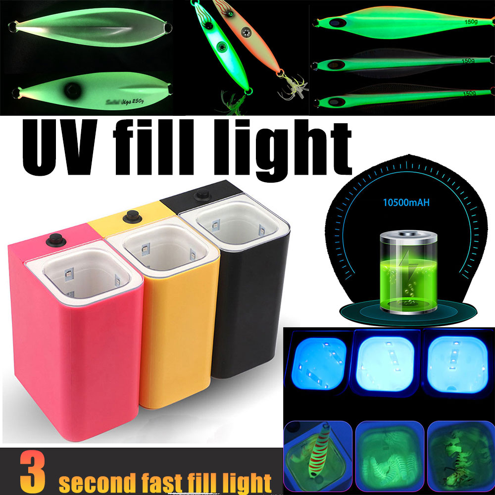 【TRAINFIS】Ultraviolet Lamp 16-UV-LED 10500mAH UV Fishing Lure Filling ...