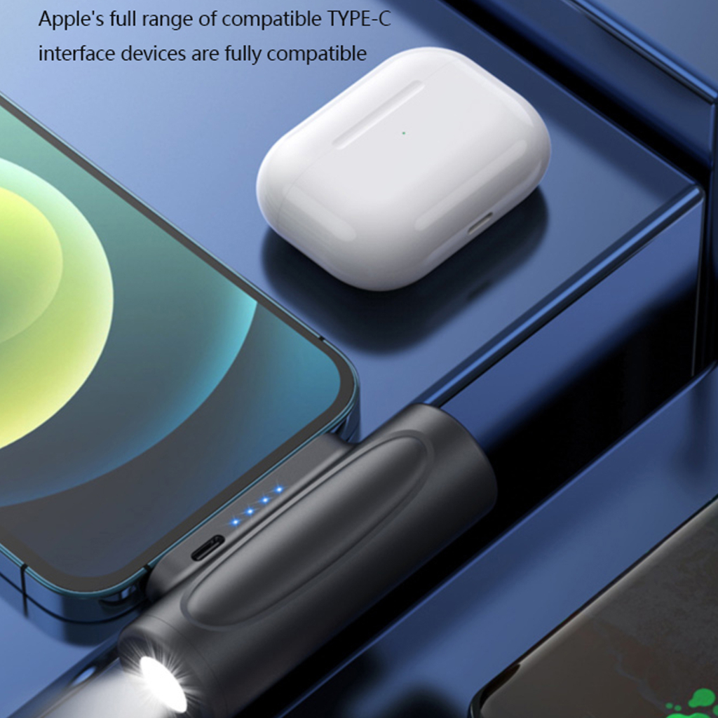 5000mAh Pocket Capsule Power Bank Portable Mini Power Bank with LED ...