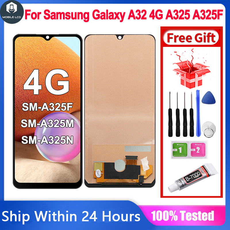 For Samsung Galaxy A32 4G LCD A325F SM-A325M/ A32 5G/A55 5G A556/A25 5G A256/A34 5G A346 LCD ...