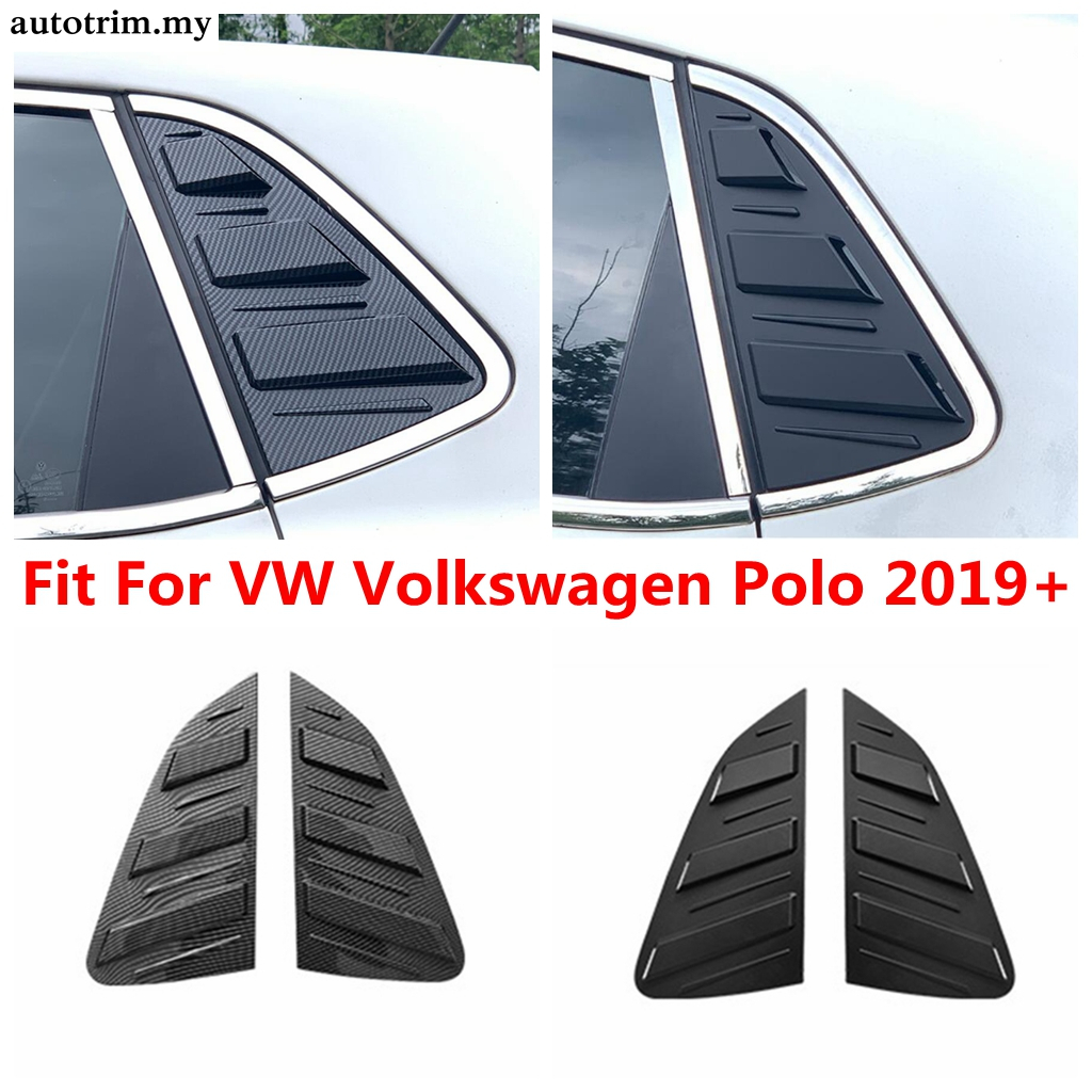 Rear Window Triangle Shutter Louver Side Vent Panel Cover Trim For VW ...