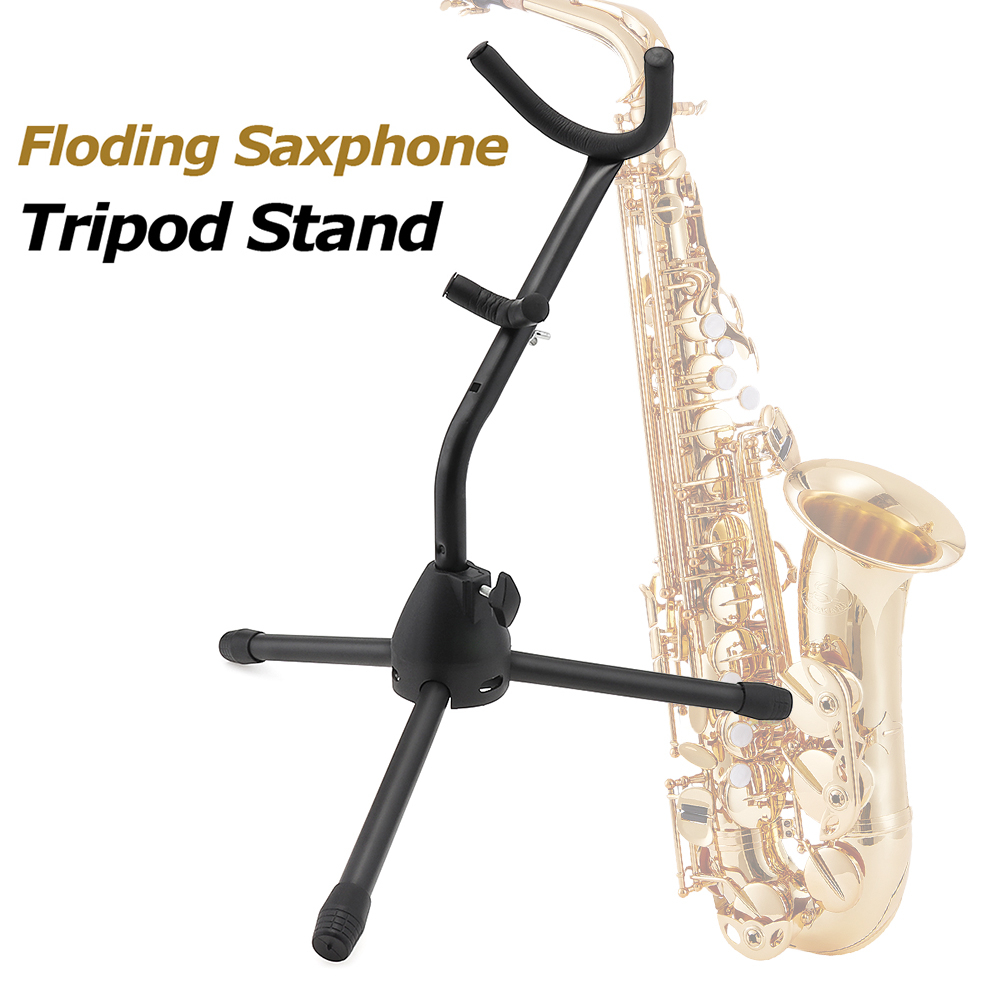 Tubular Construction Lightweight Folding Saxophone Stand Alto Sax Rack ...