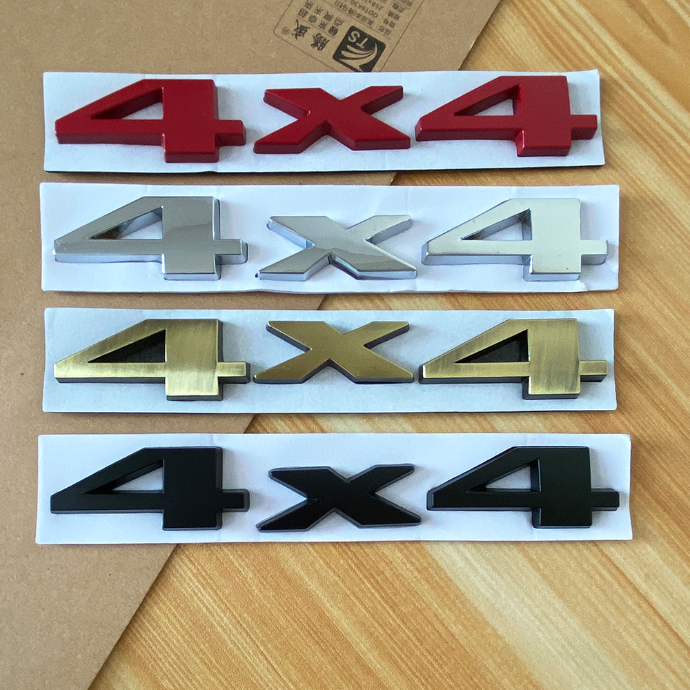 3D Car Styling Chrome Metal Sticker For Jeep 4X4 Tail Emblem Badge Rear ...