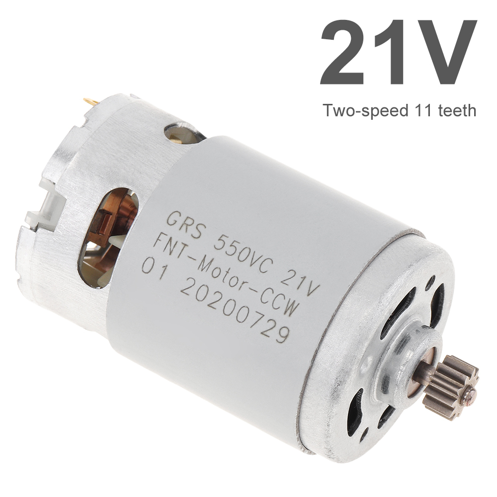 RS550 DC Motor 21V 23000 RPM High Speed Micro Motor with 11 Teeth High ...