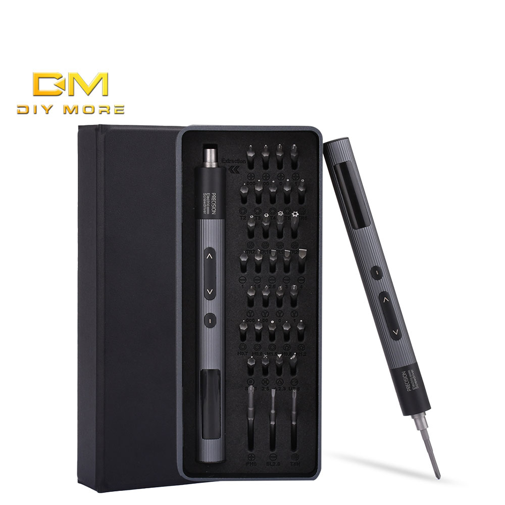 Mini Electric Screwdriver 34 in 1 Precision Cordless Screwdriver Set ...