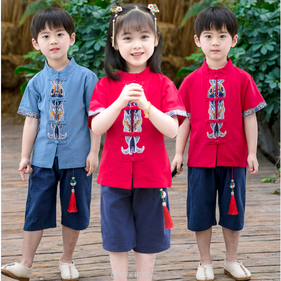 Children's Hanfu Chinese Ethnic Style Boy Tang Suit Baby One-Year-Old ...