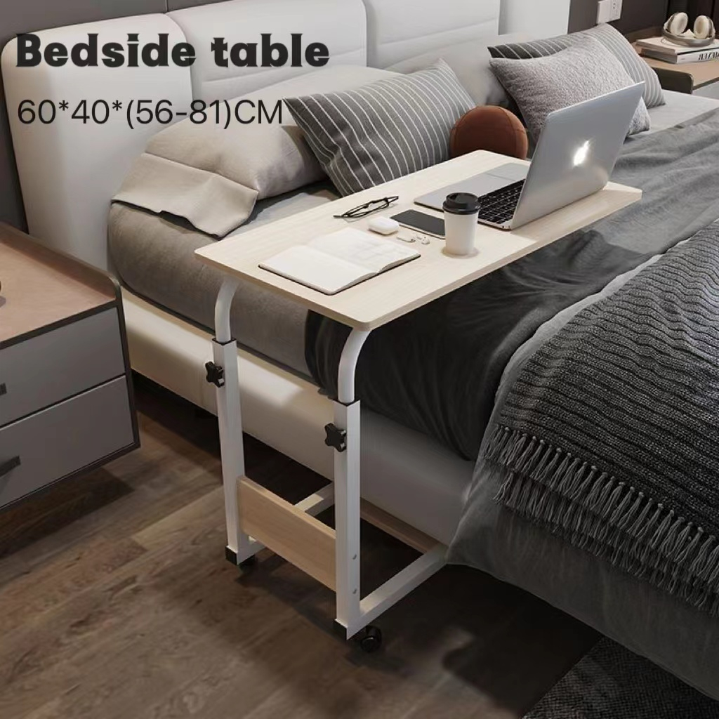 Modern Bedside Lifting Table Adjustable Computer Table Sofa Movable ...