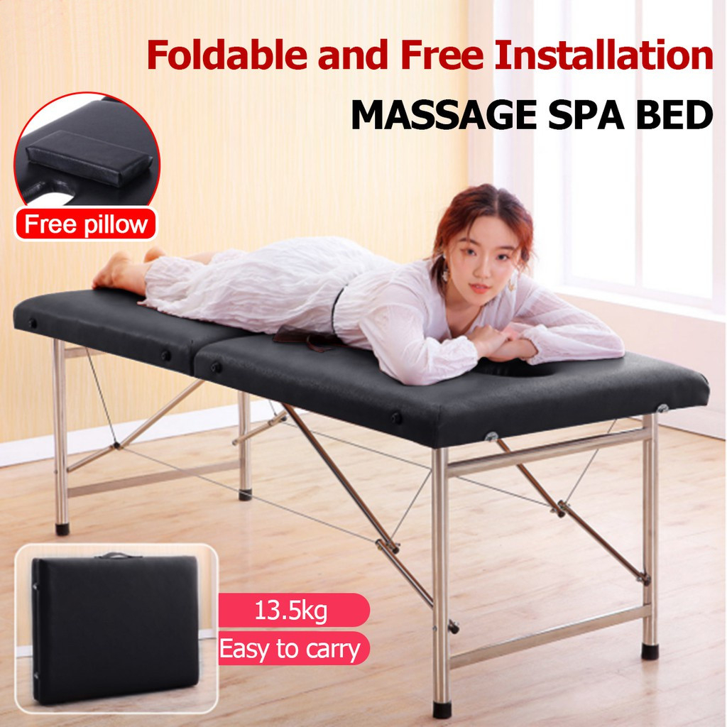 Foldable Massage Bed Katil Bekam Stainless Steel / Katil Urut Mudah ...