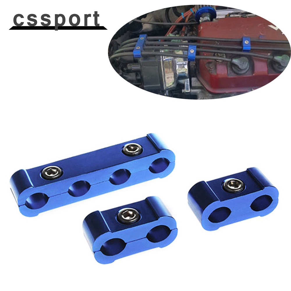 3pcs Car Spark Plug Electrical Wire Clamp Separator Line Ignition Cable ...