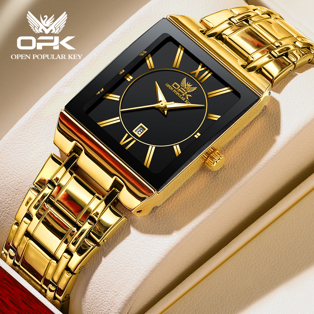 OPK Jam Tangan Lelaki Original Waterproof Quartz Stainless Steel ...