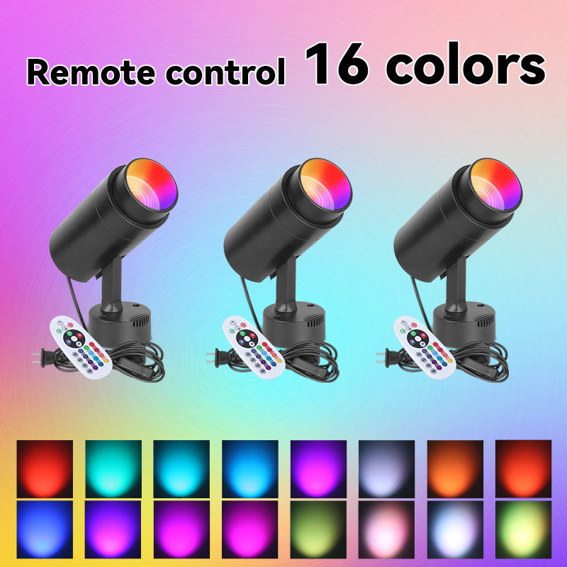 Led Lampu Track Light RGB Stage Light 20W COB Spotlight 220V Track Lamp ...