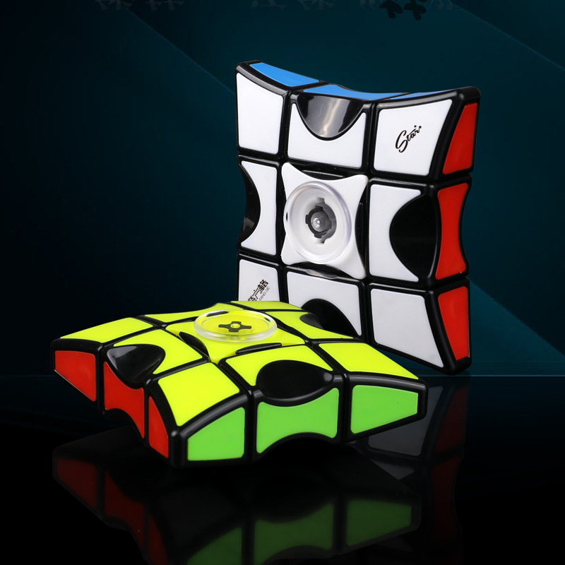 Qiyi Fidget Spinner Cube 1x3x3 Speed Cube Super Floppy Puzzle Anti ...