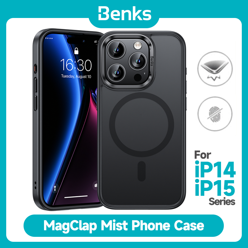[Benks Official] Benks Magnetic Mist Phone Case for iPhone 15 14 Plus ...