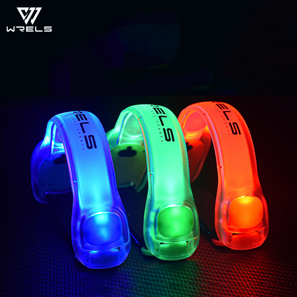 WRELS Luminous Arm Strap LED Running Luminous Wristband Safety Warning ...