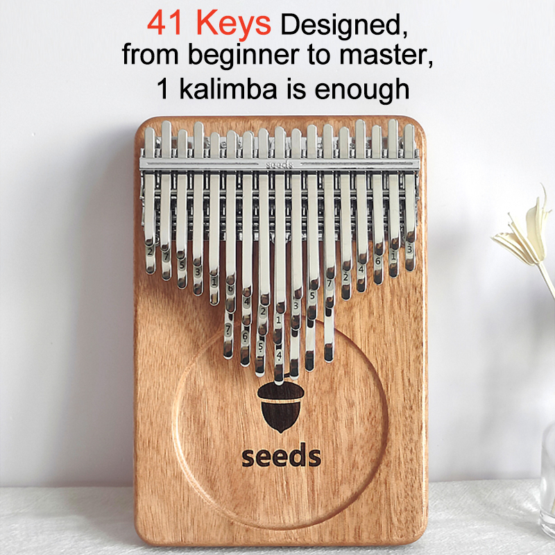 seeds 41 keys Kalimba Thumb Piano Acoustic Finger Piano Music ...