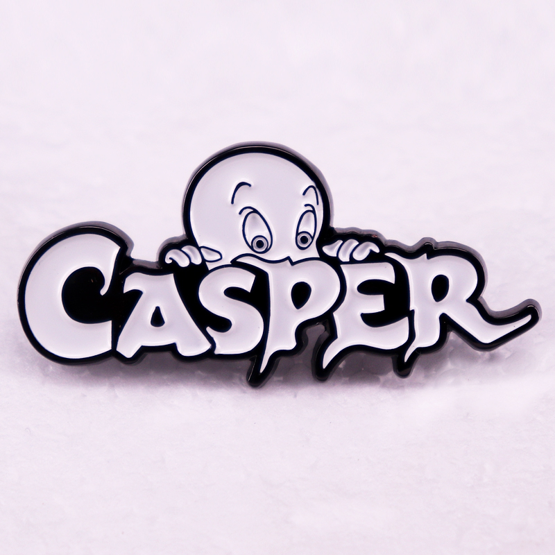 Cute the Friendly Ghost Casper Enamel Pins cartoon Sci-fi movie badges ...