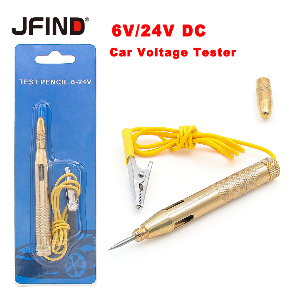 【Ready Stock】6V 12V 24V DC Light Lamp Probe Pen Circuit Tester for Car ...