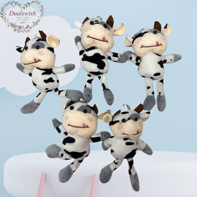 18CM Toy Mini Cow Cute Small Size Bear Doll Suitable for Bouquet Gift ...
