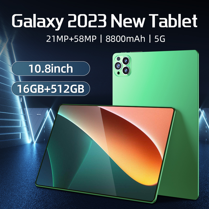 Tablet android 2023 new cheap 5G tablet Galaxy X95 Tab 10.8inch Ram ...