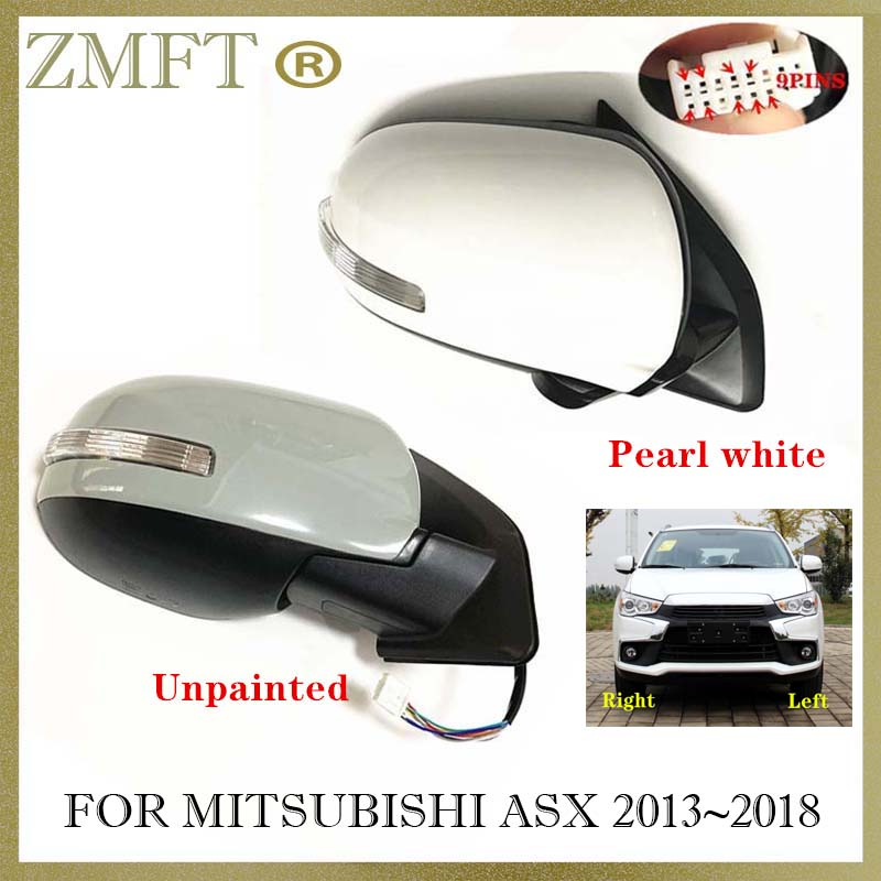 Car Door Outer Rearview Side Mirror Assy For Mitsubishi ASX RVR 2013 ...