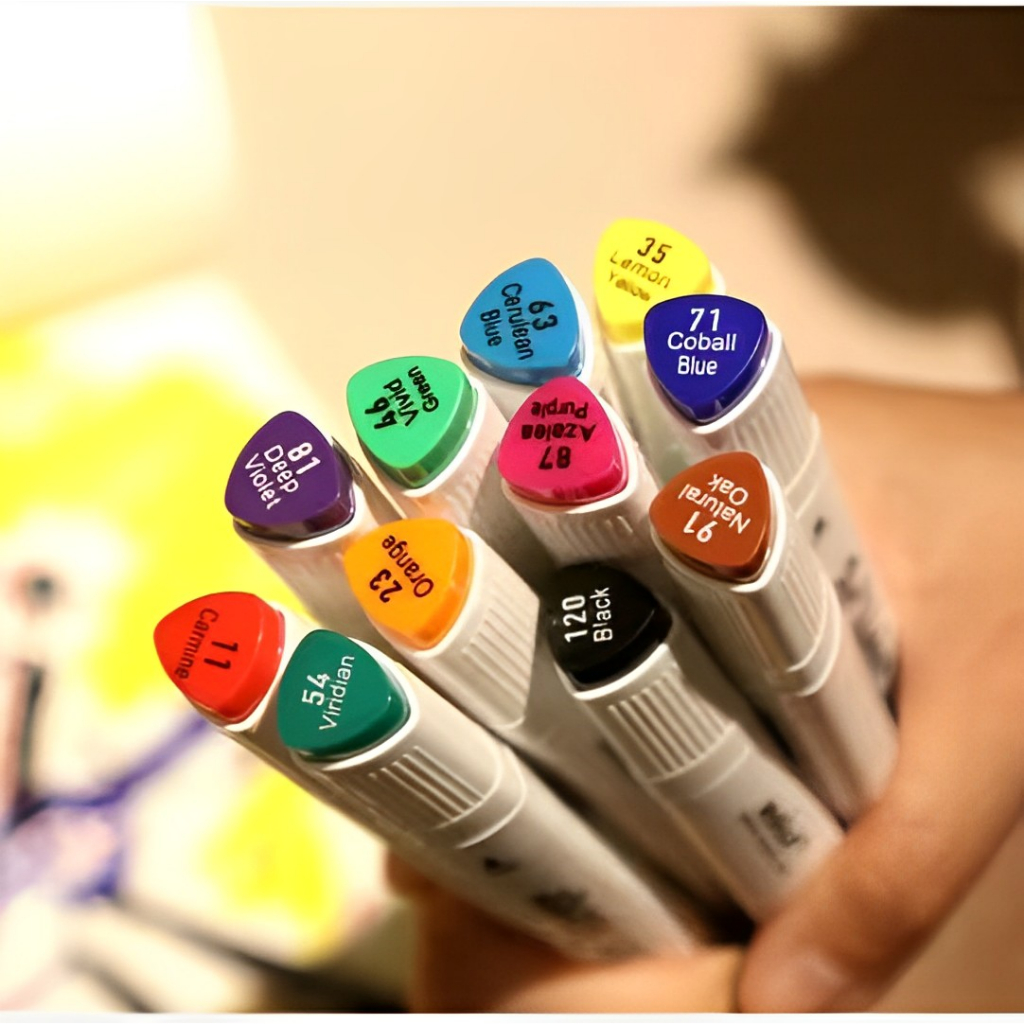 12 Color Marker Set Skin Color for Portrait Sketch Drawing Paint Art ...