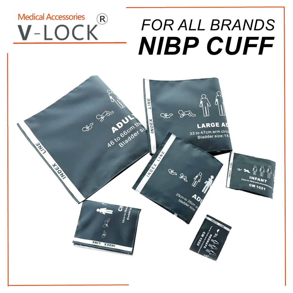 V-LOCK Large Abult Child Arm Nibp Blood Pressure Cuff with Air Tube ...
