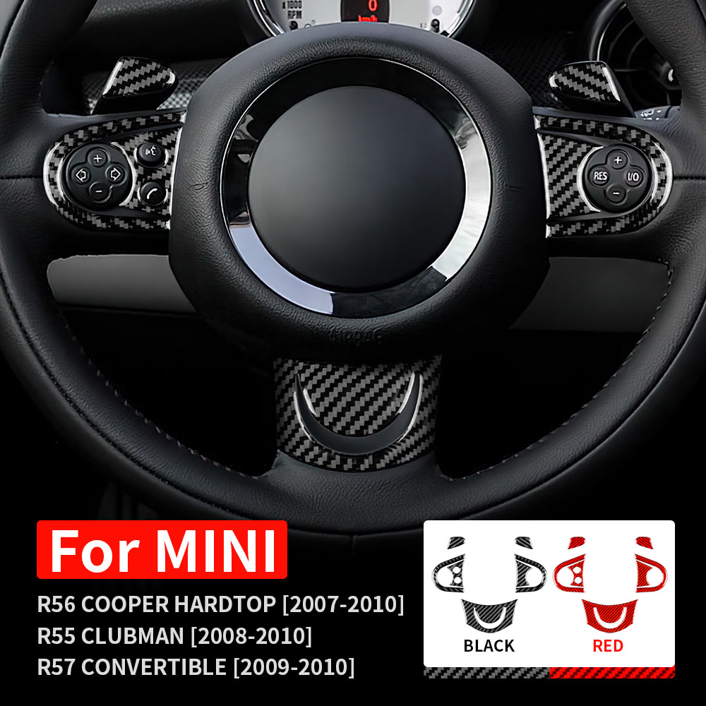 For Mini Cooper Clubman R55 R56 R57 Carbon Fiber Car Steering Wheel ...
