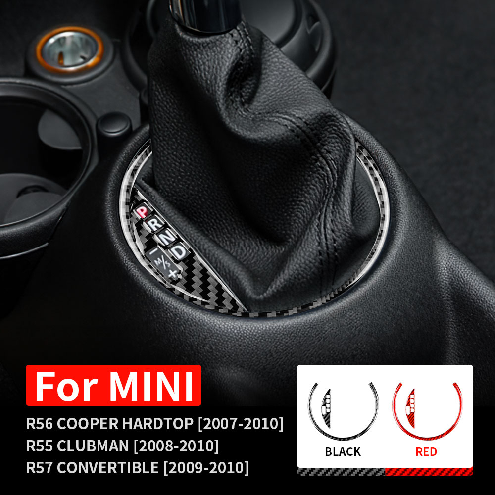 Car Control Gear Box Shift Knob Panel Frame Cover Sticker for Mini ...