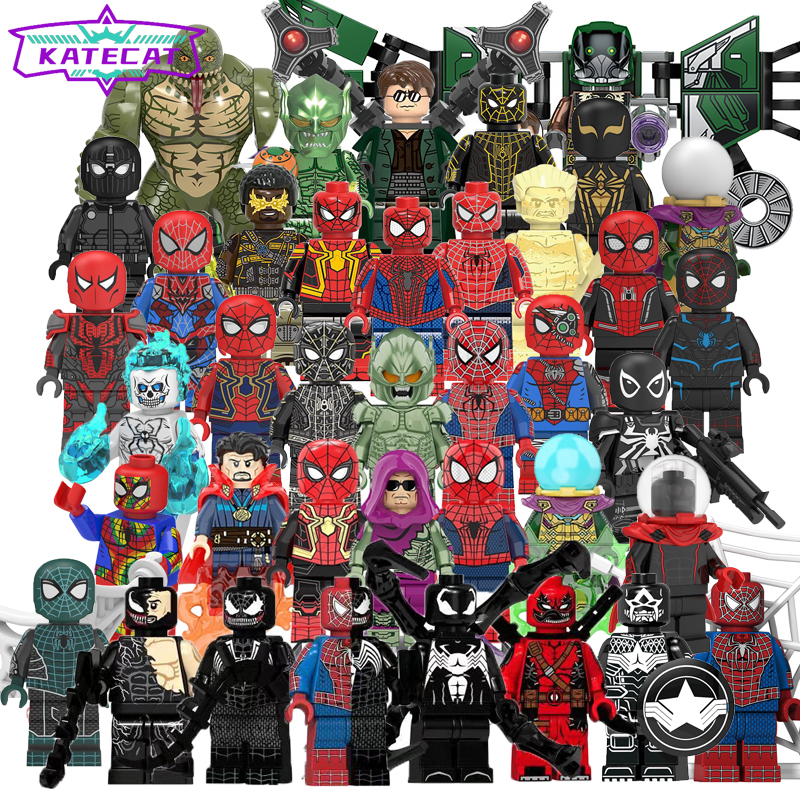 Spiderman Character Building Block Toy Venom Spiderman Movie No Way ...