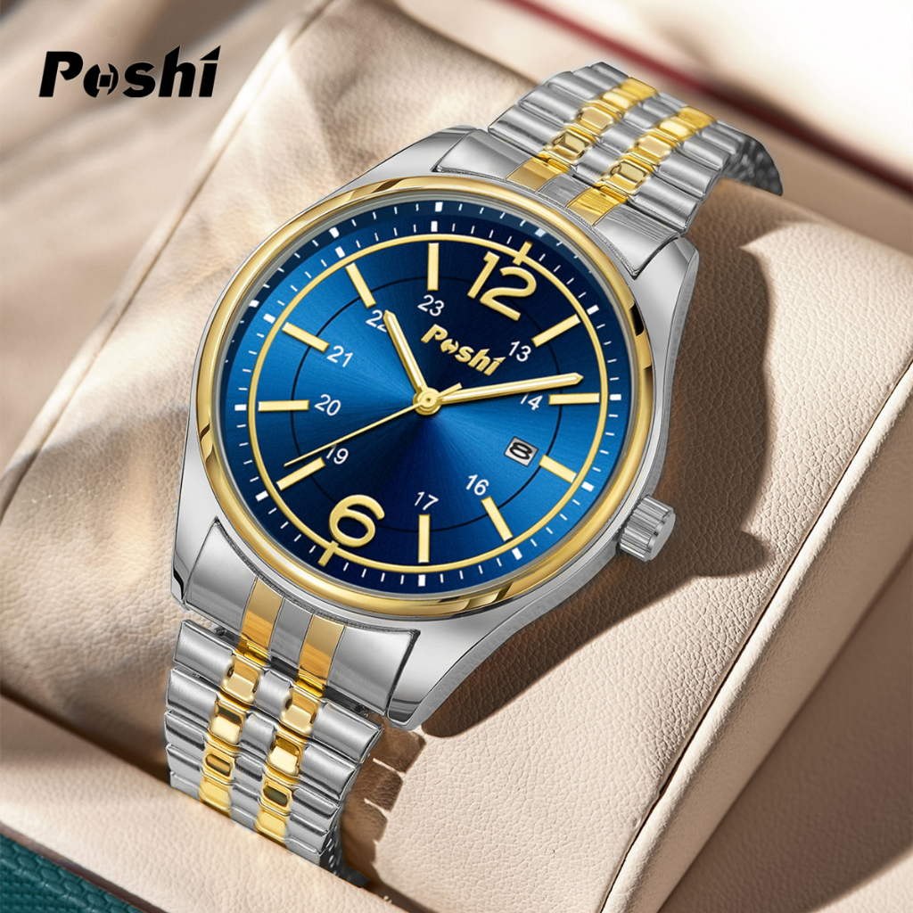 Original POSHI Men's Watches High Quality Waterproof Luxury Business ...