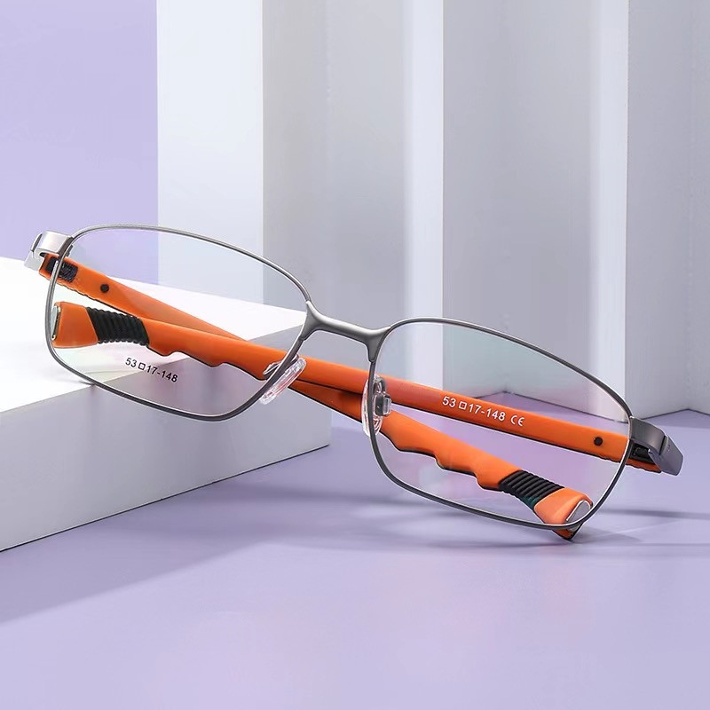 Magnet Sports Eyeglasses Metal Full Rim Optical Frame Prescription ...