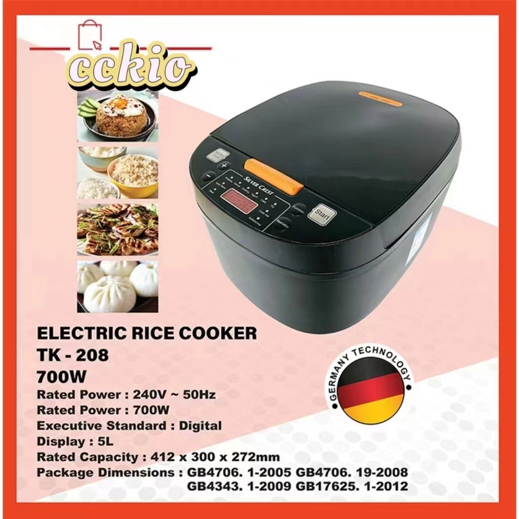 【MALAYSIA IN STOCK】New household essential kitchen good 5L rice cooker ...