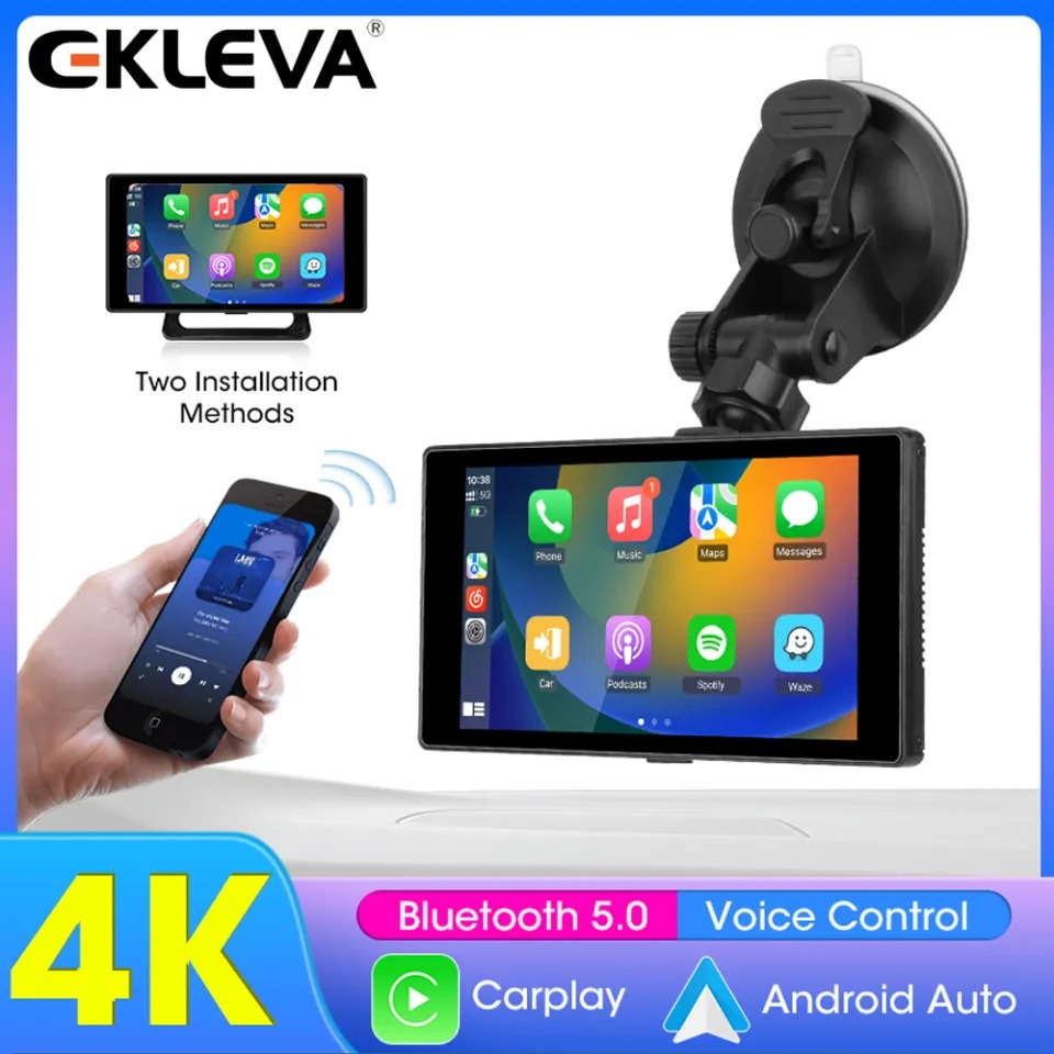 EKLEVA DVR 4K Android Auto Rear CarPlay Universal Car Dash Cam (5 ...
