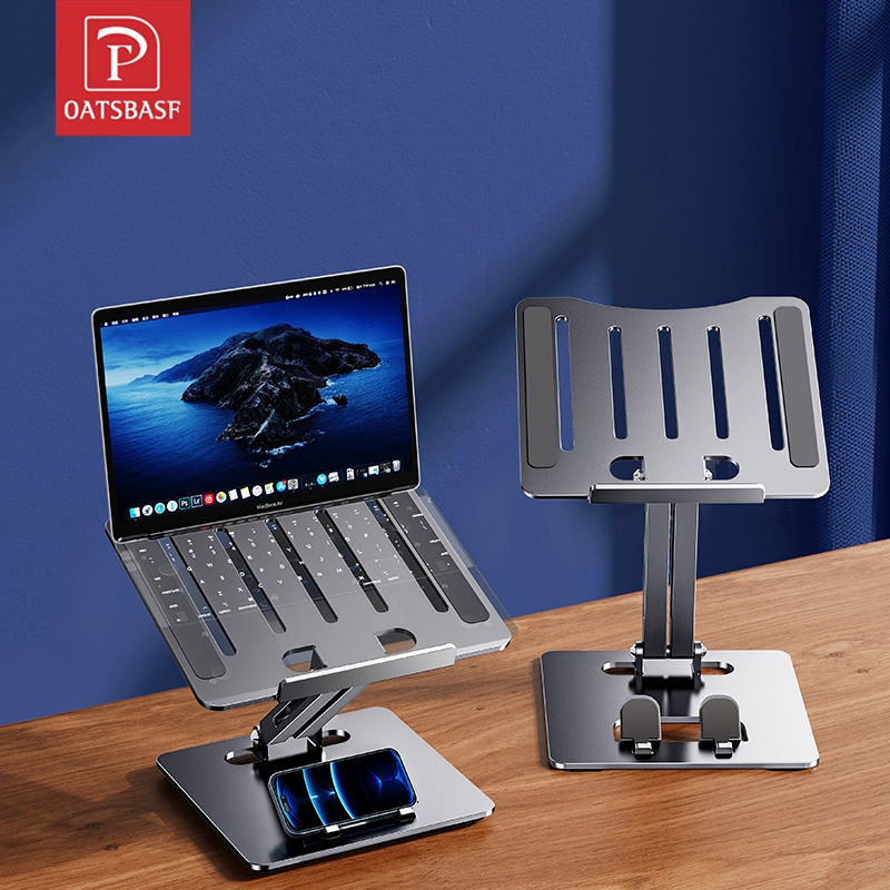 OATSBASF P103 Aluminium Alloy Adjustable Damping Laptop Stand with ...