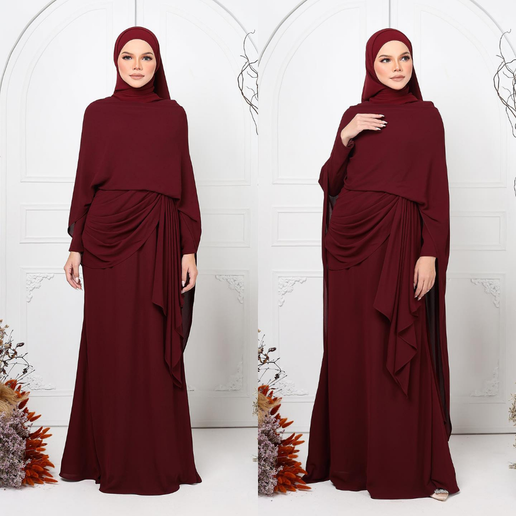 ARIA DRESS ABAYA JUBAH DRESS MUSLIMAH / HIJAB ARIA DRESS MUSLIMAH ...