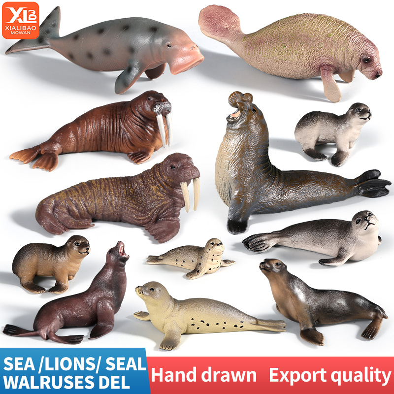 Ocean Sea Life Animals Simulation Walrus Manatee Sea Lion Seal Marine ...