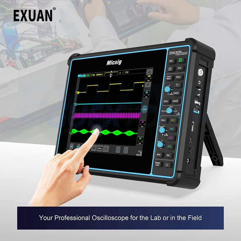 Micsig STO1004 Digital Tablet Oscilloscope Handheld 100MHz 4CH Portable ...