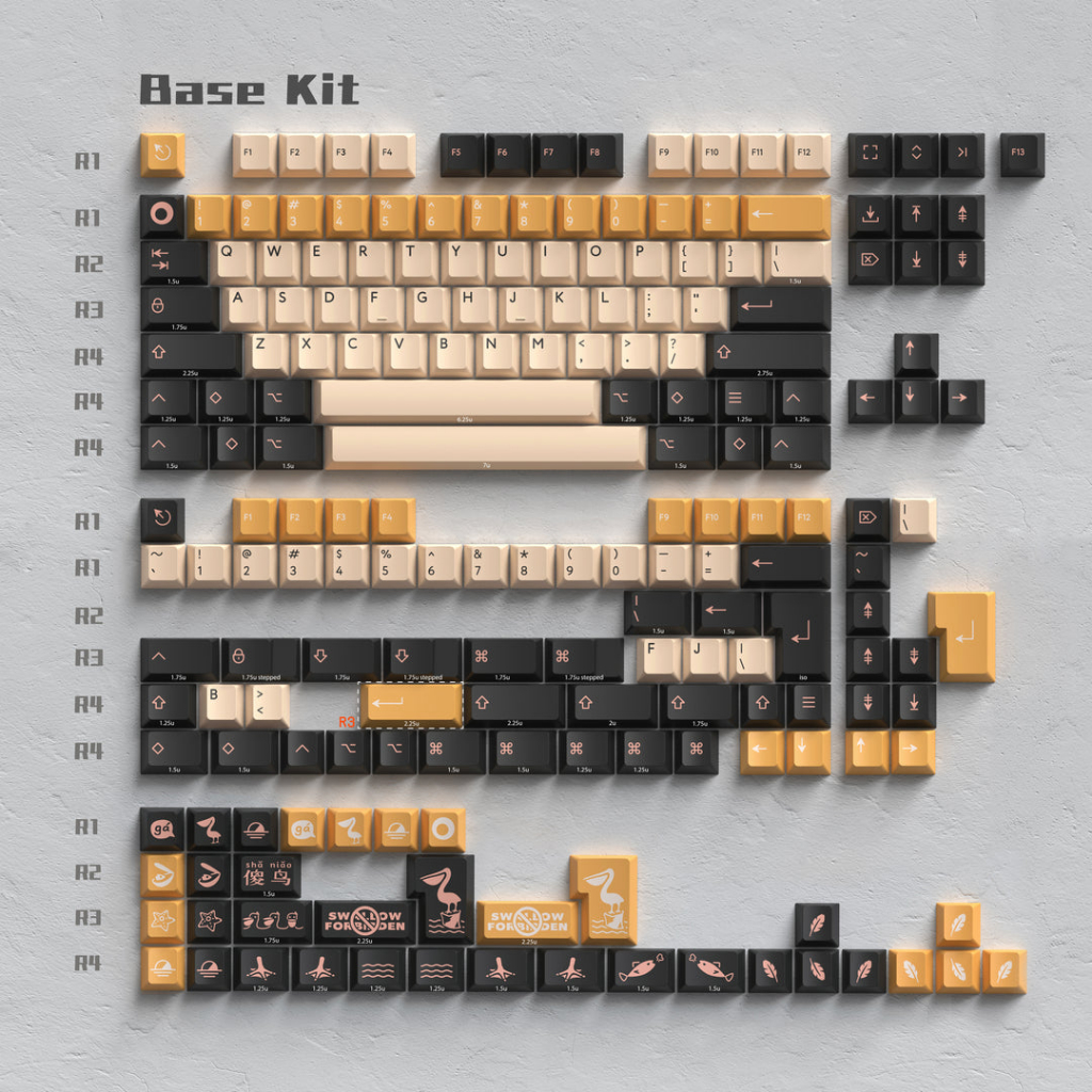 KBDfans PBTFANS PELICAN keycaps Base kit | Shopee Malaysia