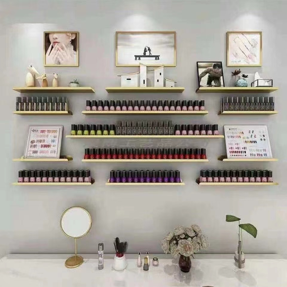 Iron Nail Polish Rack Display Rack Manicure Rack Wall-Mounted Wall ...