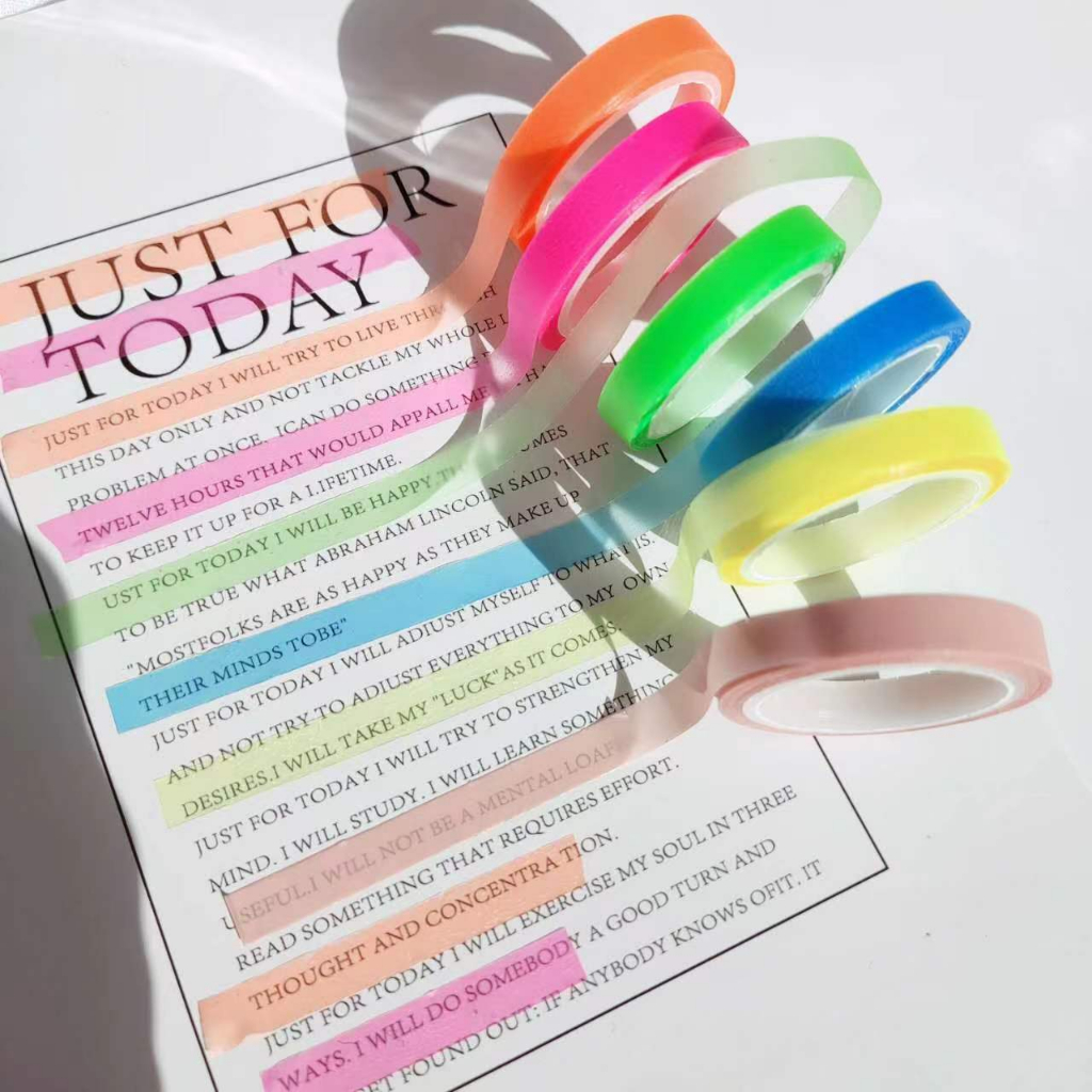 【JY】note stationery tape easy to tear transparent note sticker index ...