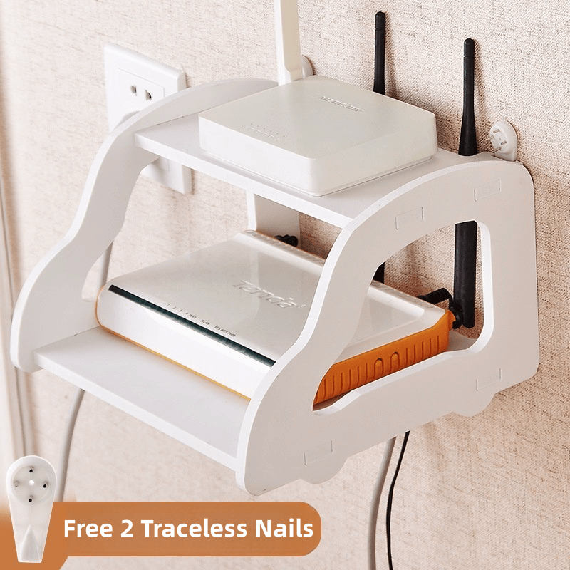 Hole-free Set-top Box Rack, Living Room, Bedroom, TV Wall, WiFi Router ...