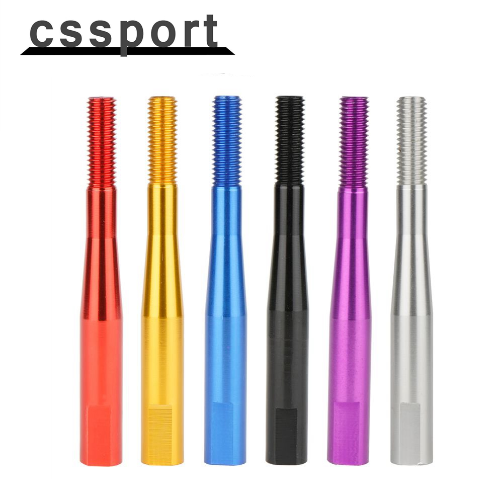 Universal 118MM M10 x 1.5 Aluminum Shift Knobs Extension Extender JDM ...