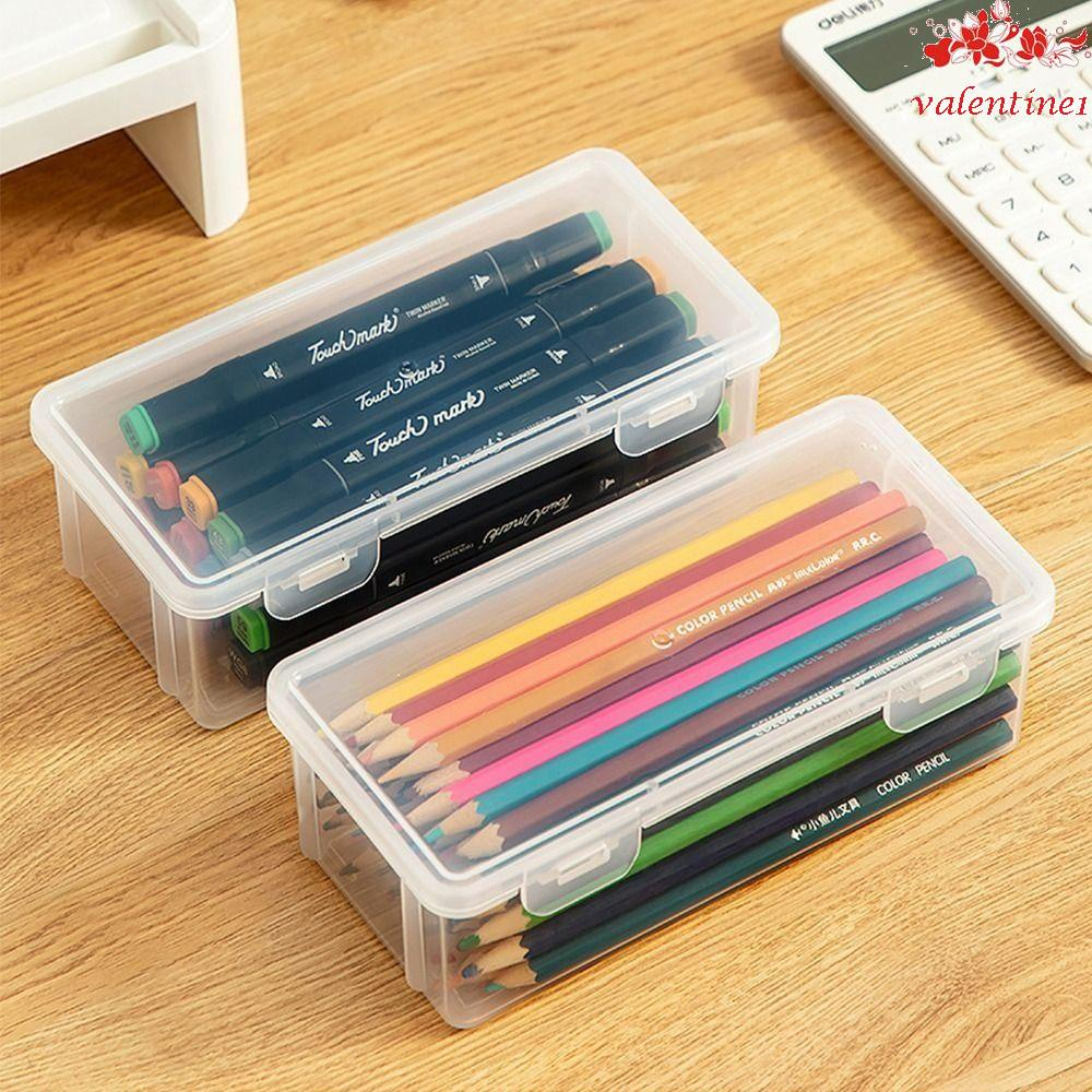 Large Capacity Pencil Box Multifunctional Transparent Waterproof ...