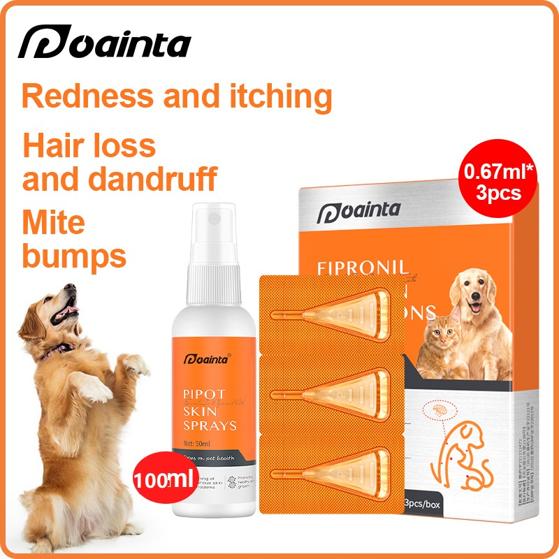 PUAINTA Ant Tick and Flea for Dogs Antifungal Skin Spray for Dogs Skin ...