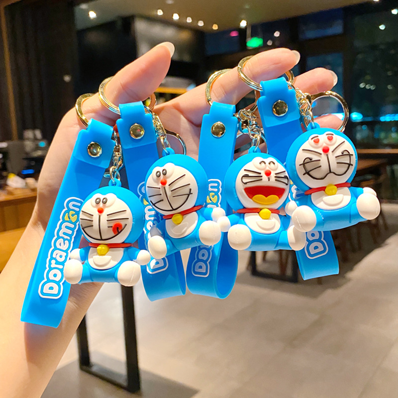 Coffeejoy New Doraemon A Creative Cartoon Car Keychain Cute Dingdang ...