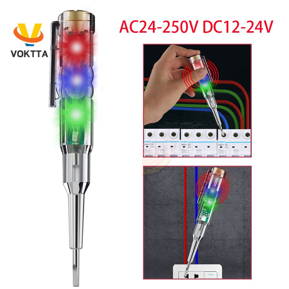 Intelligent Voltage Tester Pen Non-contact Induction Digital Power ...