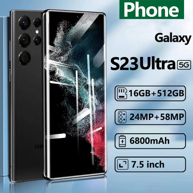 S23 Ultra Galaxy Smartphone Cellphone Sale Original 7.5" HD Screen 16GB ...