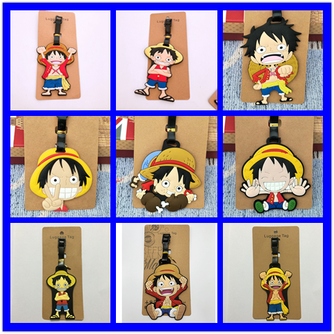 One Piece Luffy Chopal Skull Pirate Ship Luggage Tag Boarding Pass ...