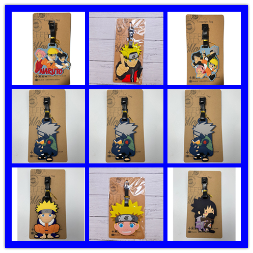 Naruto Naruto Sasuke Kakashi Luggage Tag Boarding Pass Luggage Tag ...