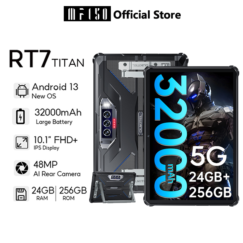 [LOCAL SHOPPING] OUKITEL RT7 TITAN 5G Rugged Tablet 10.1" FHD+ 32000mAh ...