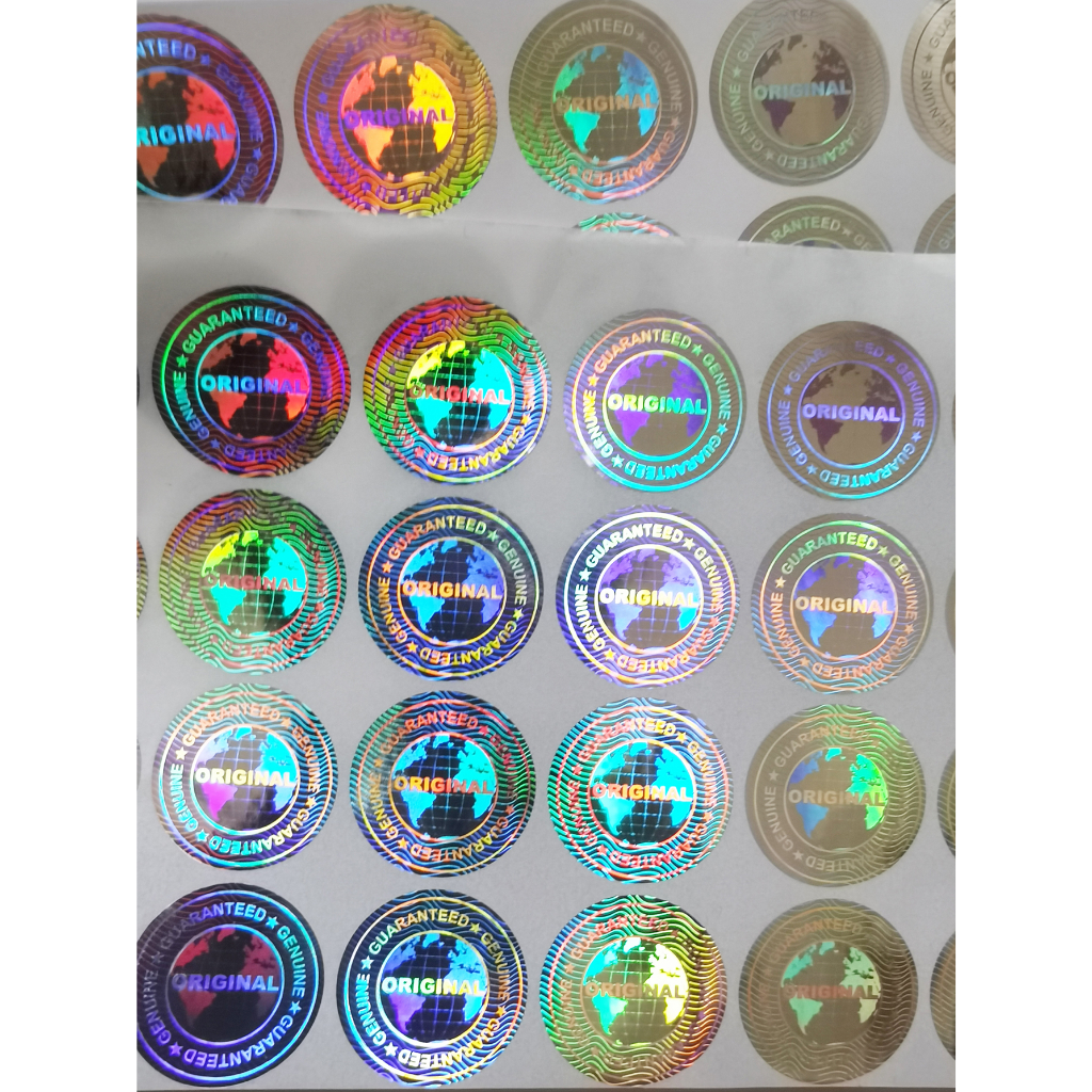 290pcs 20mm Diameter Round VOID Hologram Sticker Original Genuine ...